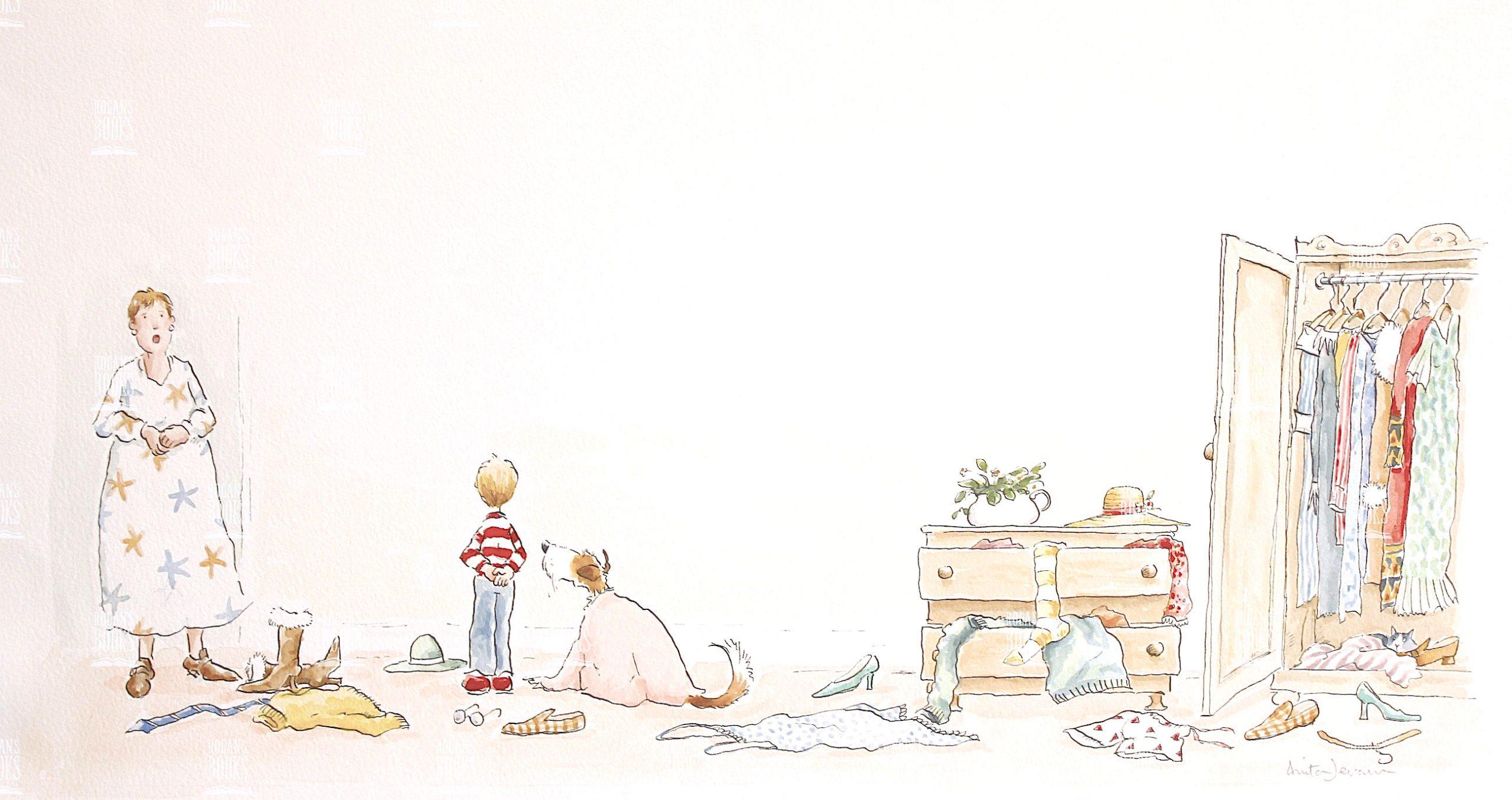 Anita Jeram - Oh what a mess! - Children's Book Illustrations at Rogans ...