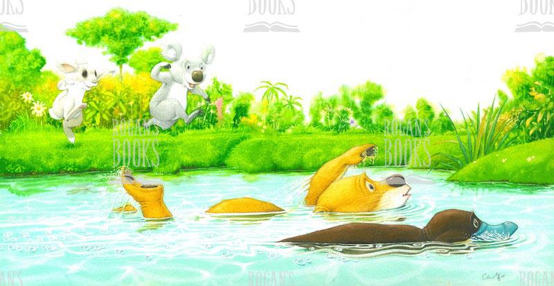 Charles Fuge - WOM-BA-AT! Koala and Rabbit cheered him on. - Children's ...