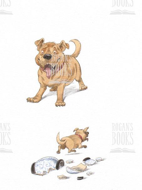 Chris Riddell - Book front and back cover, Smasher - Children's Book ...