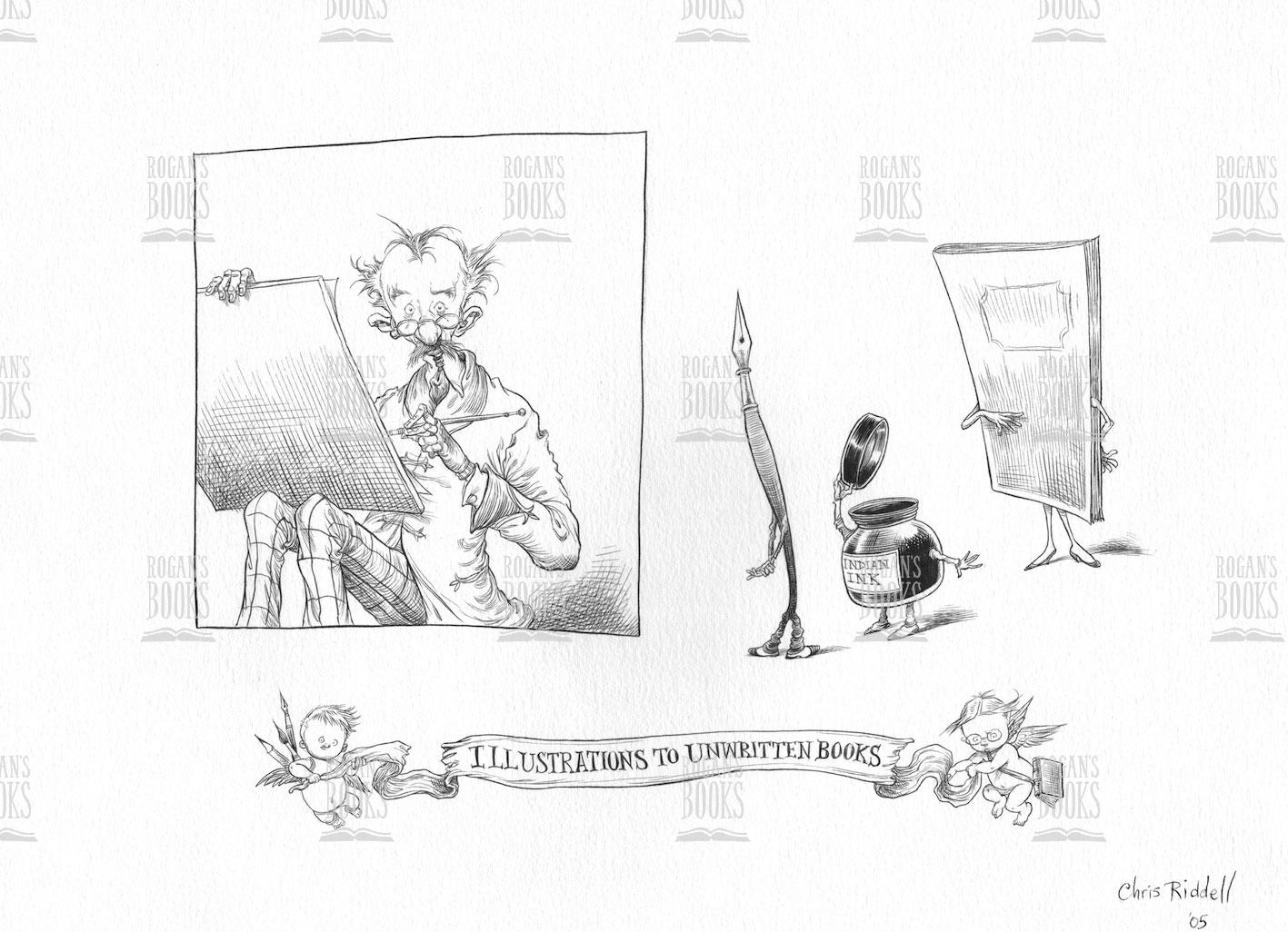 Chris Riddell - Illustrations to Unwritten Books 3 - Children's Book ...