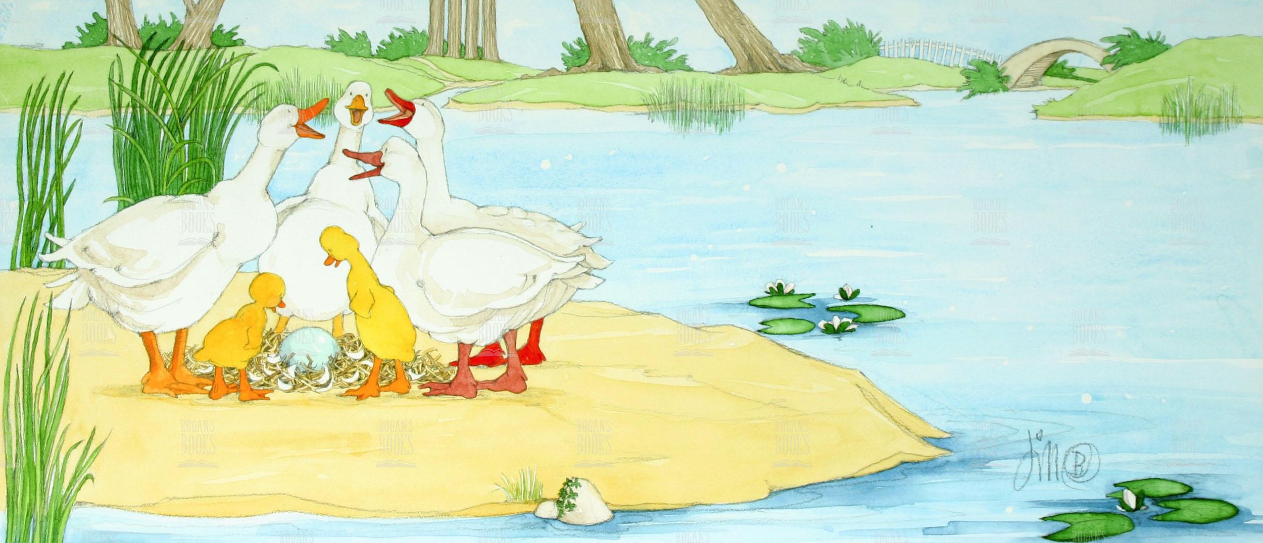 Jill Barton - All the big ducks were excited - Children's Book ...