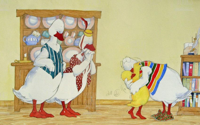 Jill Barton - Grandpa hug - Children's Book Illustrations at Rogans Books