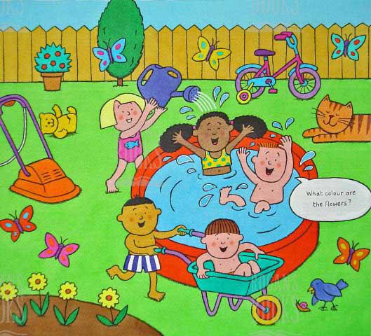 Nick Sharratt - What colour are the flowers? - Children's Book ...