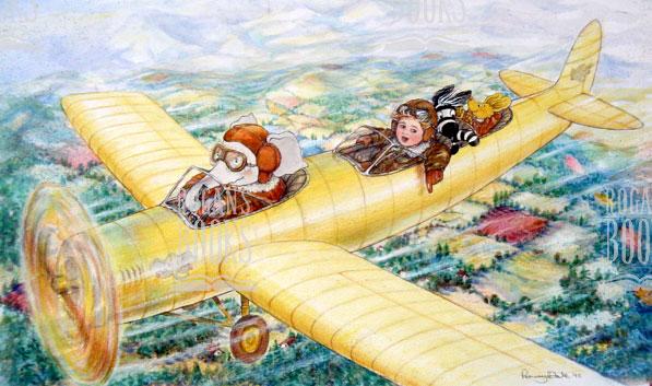 Penny Dale - Flying! - Children's Book Illustrations at Rogans Books