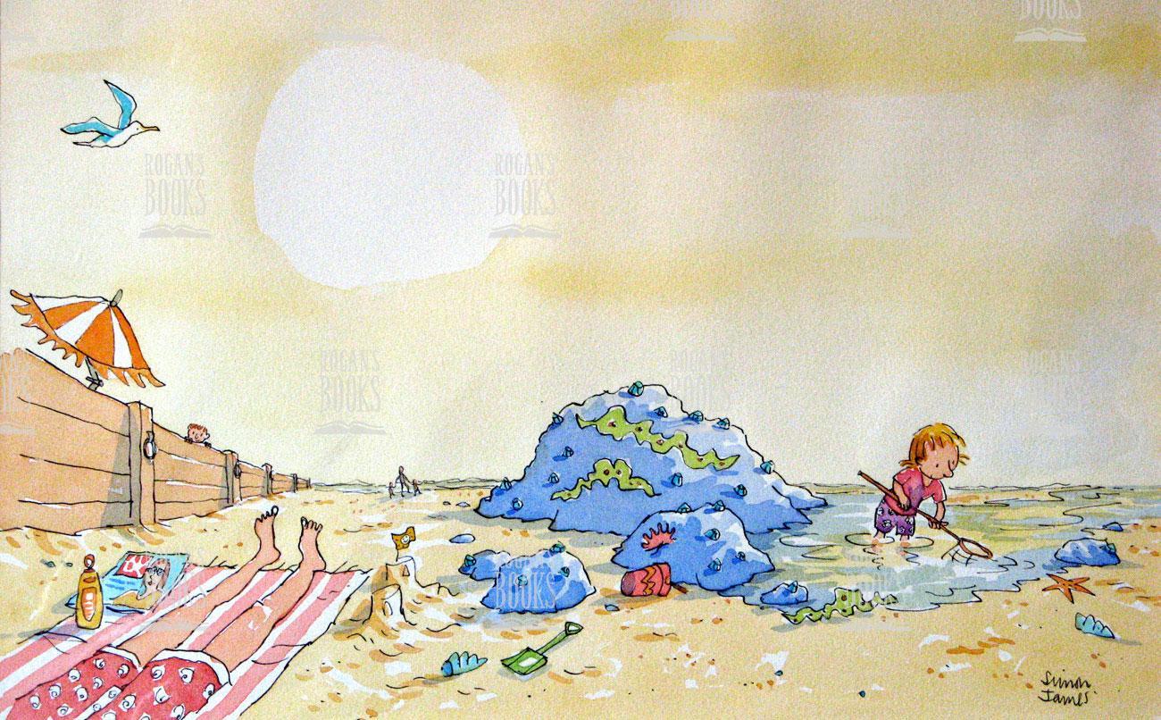 Simon James - Front cover artwork - Sally and the Limpet - Children's ...