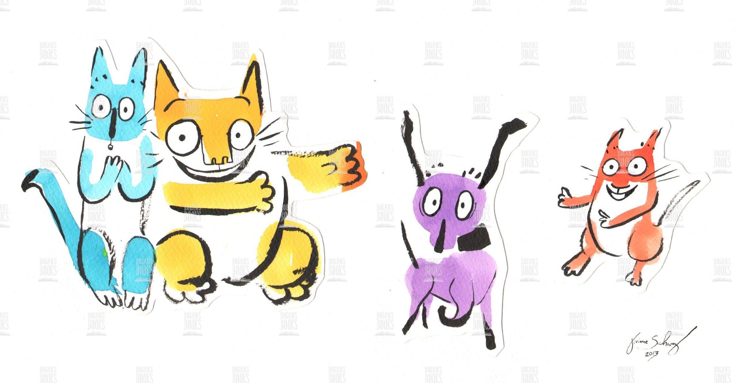 Viviane Schwarz - Look at our doggie! - Children's Book Illustrations at Rogans Books