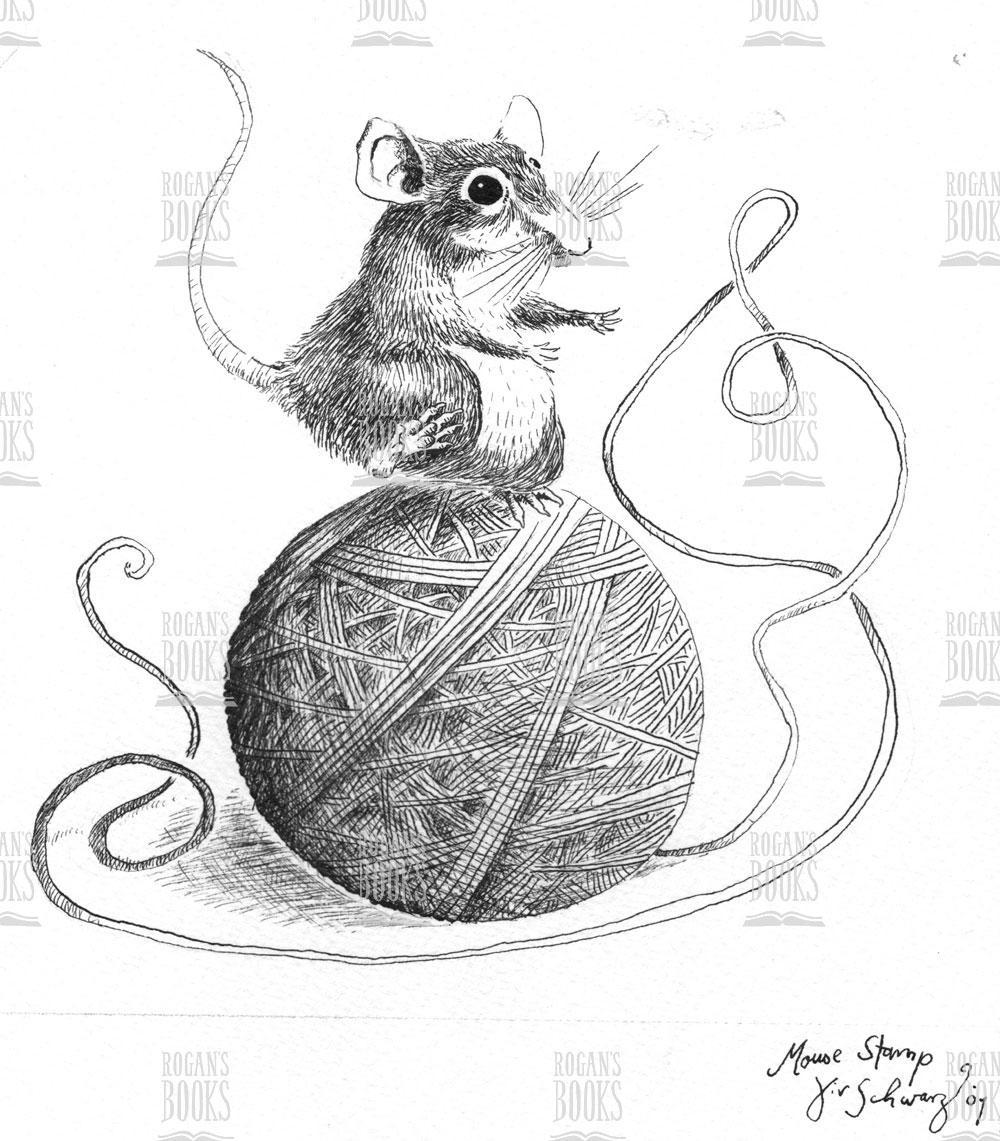Viviane Schwarz - Mouse stamp - Children's Book Illustrations at Rogans ...