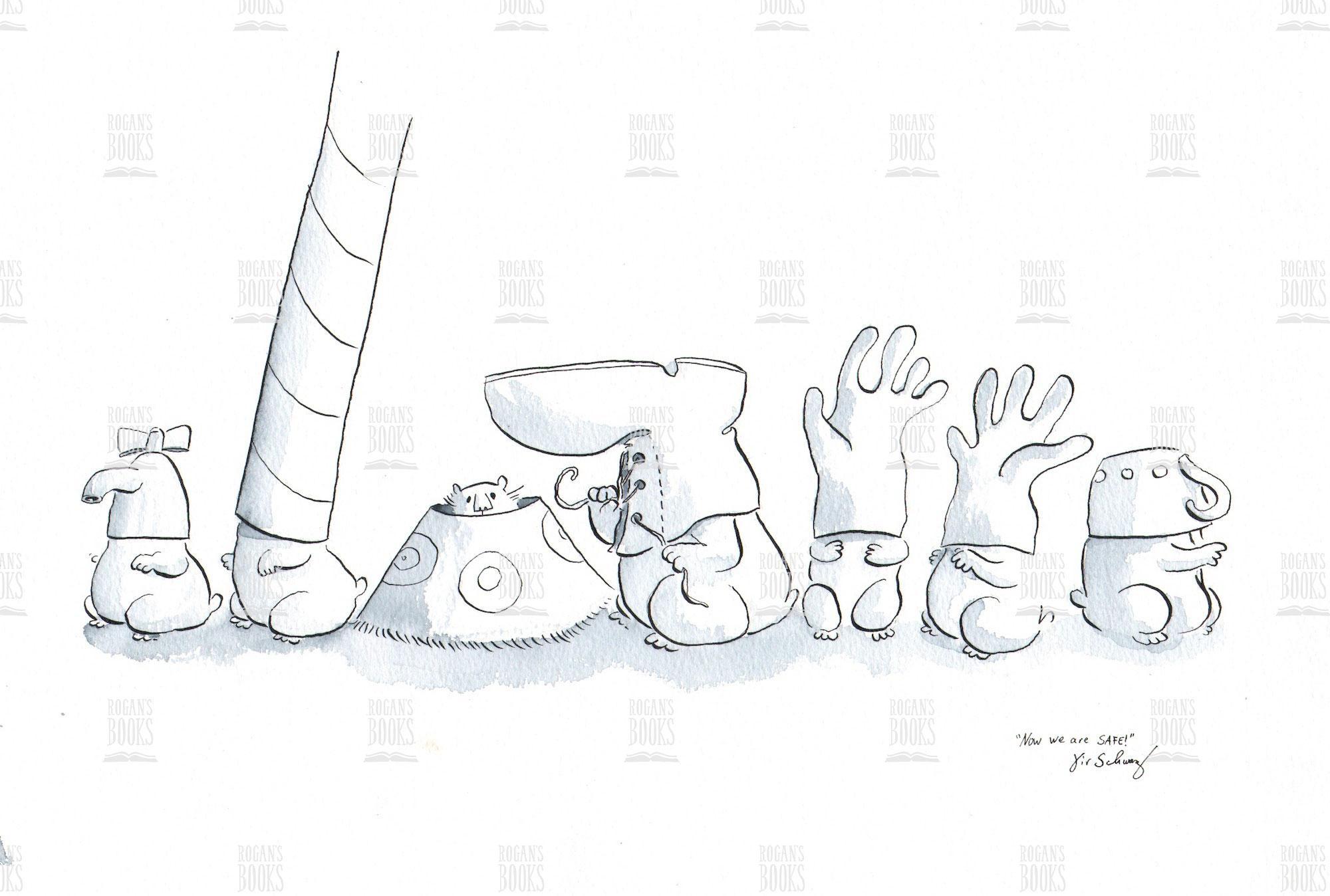 Viviane Schwarz - NOW we are safe! - Children's Book Illustrations at ...