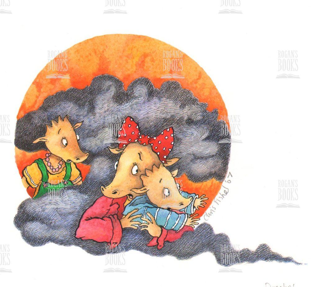 Chris Fisher - Draglins Fire! Book cover artwork - Children's Book ...
