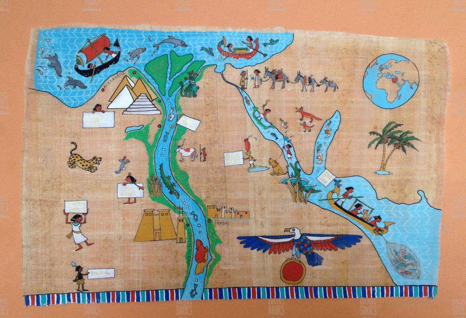 Marcia Williams - Map of ancient Egypt - Children's Book Illustrations ...