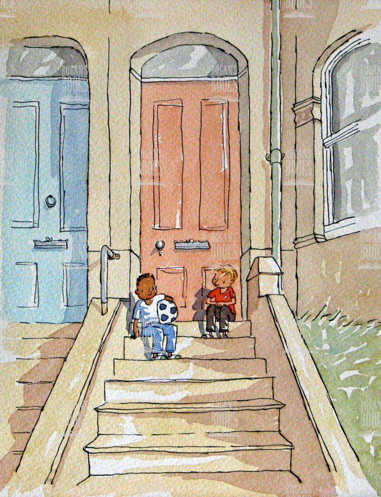 Simon James - Original published front cover artwork - Leon and Bob ...